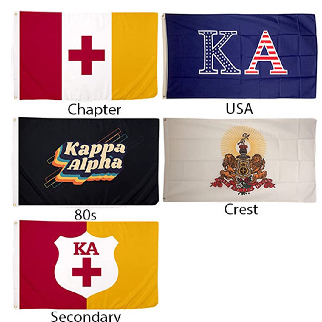Kappa Alpha Order Flag 3 X 5 Ft. - Etsy