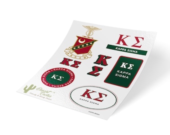 Farmhouse Fraternity Traditional Crest and Letter Sticker | Etsy