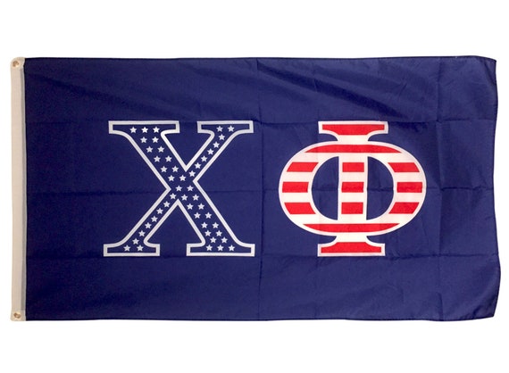 Chi Phi Fraternity USA Letter Flag 3' X 5' | Etsy