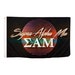 Sigma Alpha Mu 80's Fraternity Flag Greek Letter Use as a - Etsy