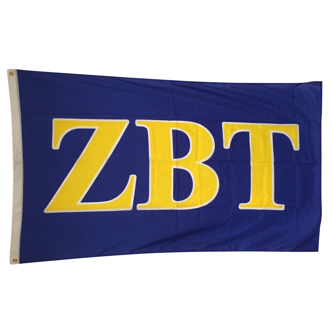 Zeta Beta Tau ZBT Letter Fraternity Flag - Etsy