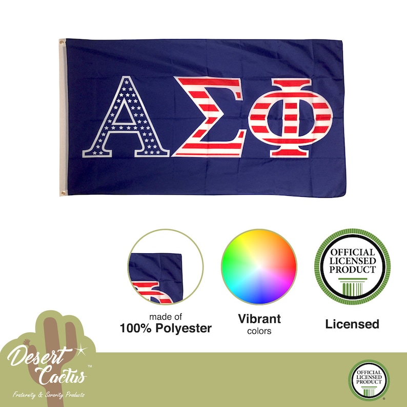 Alpha Sigma Phi USA Letter Fraternity Flag 3' X 5' - Etsy