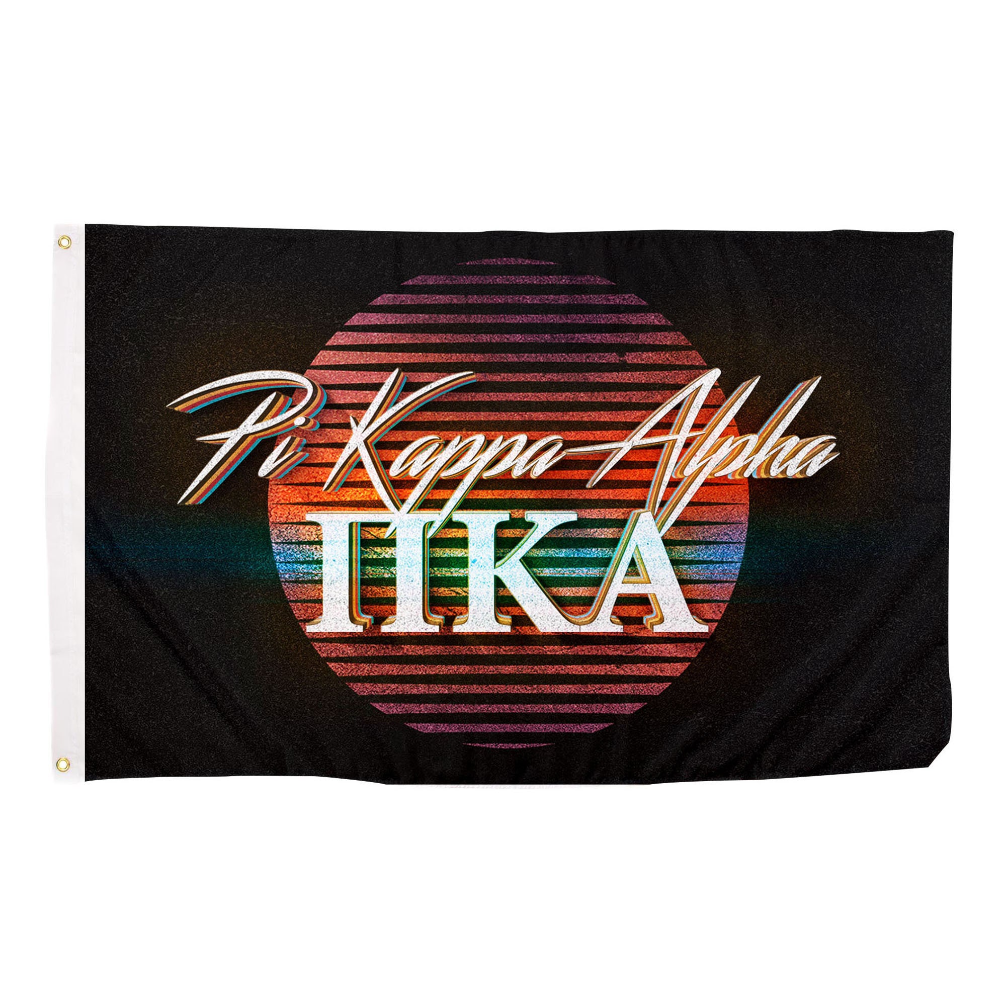 Pi Kappa Alpha 80's Fraternity Flag Greek Letter Use as a Banner Large ...