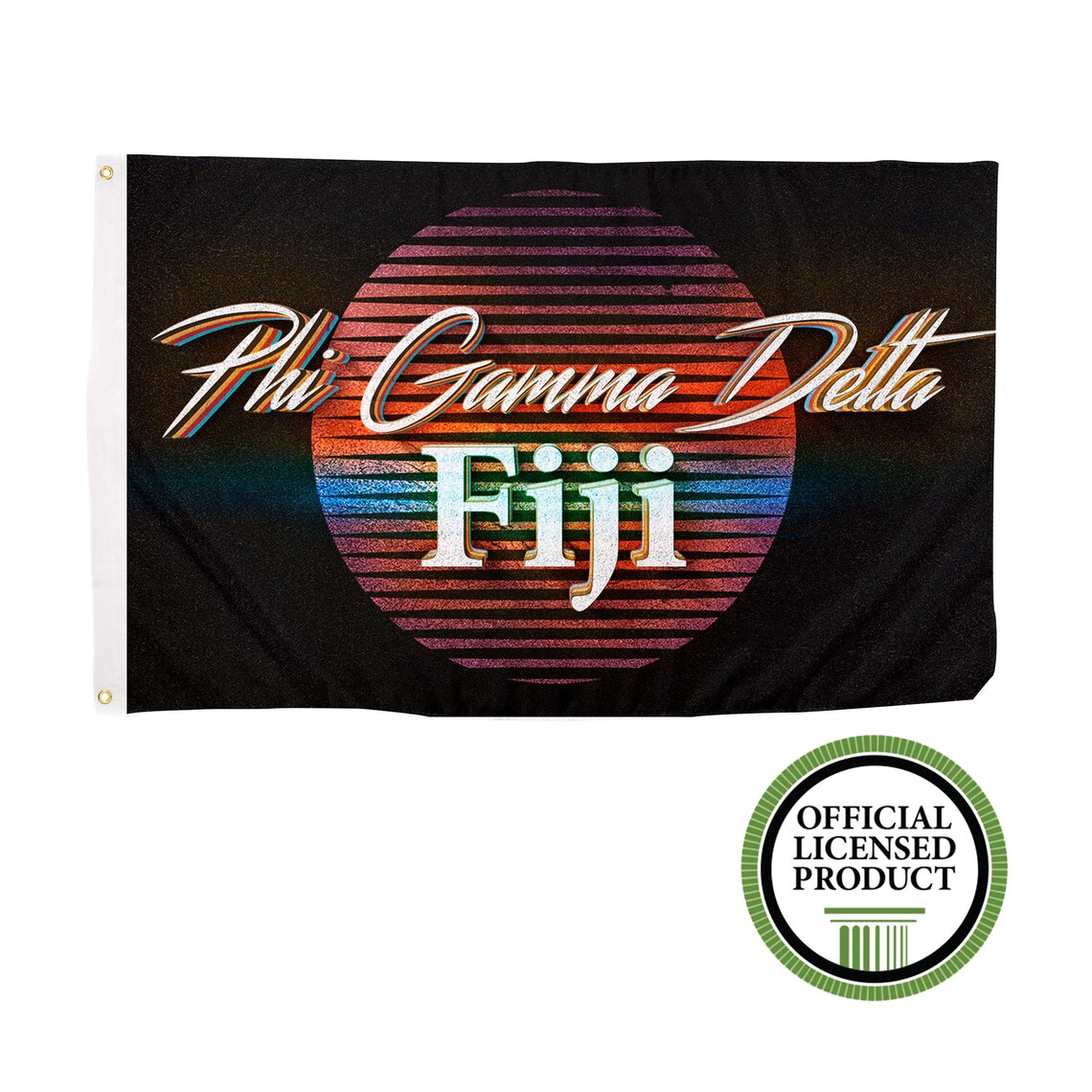 Phi Gamma Delta 80's Fraternity Flag Greek Letter Use as a - Etsy