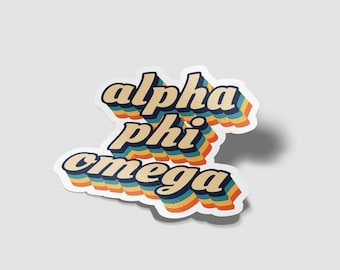 Alpha Phi Car Decal - Etsy