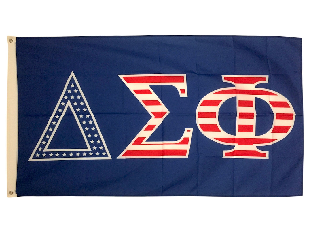 Delta Sigma Phi USA Letter Fraternity Flag 3' X 5' Delta Sig - Etsy