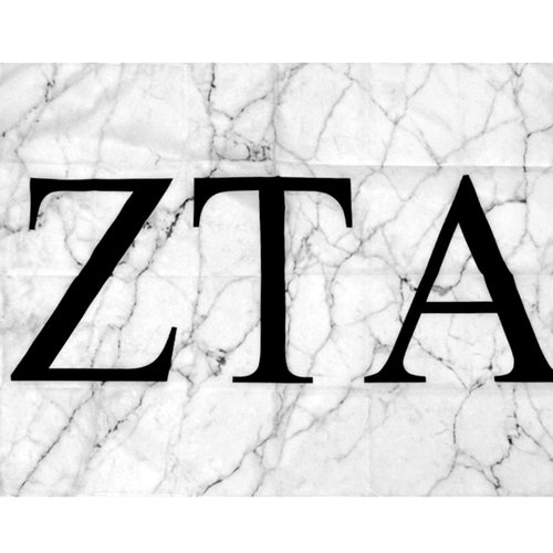 Zeta Tau Alpha Sorority Printable Leopard Art Print ZTA | Etsy