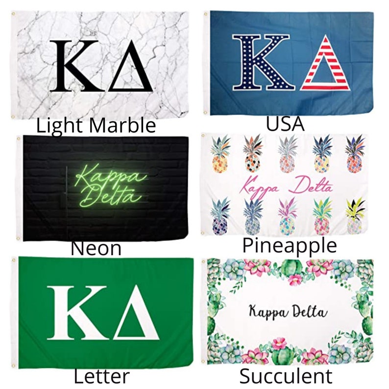 Kappa Delta Sorority Flag 3 X 5 Ft. - Etsy
