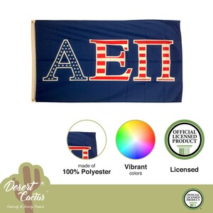 Alpha Epsilon Pi AEPI USA Letter Fraternity Flag 3' X 5' - Etsy