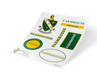Fraternity Decal - Etsy