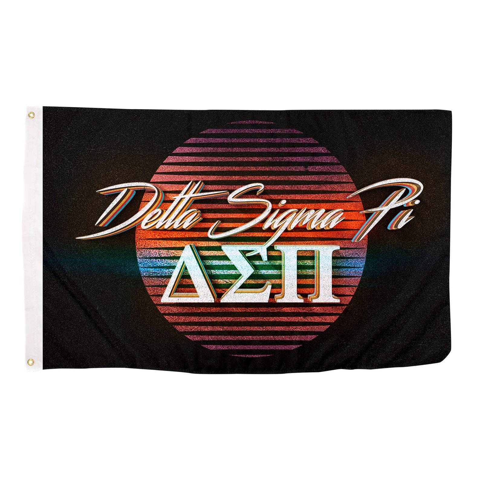 Delta Sigma Pi 80's Fraternity Flag Greek Letter Use as a - Etsy