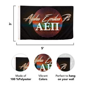 Alpha Epsilon Pi Fraternity Flag Aepi (80's Flag) - Etsy