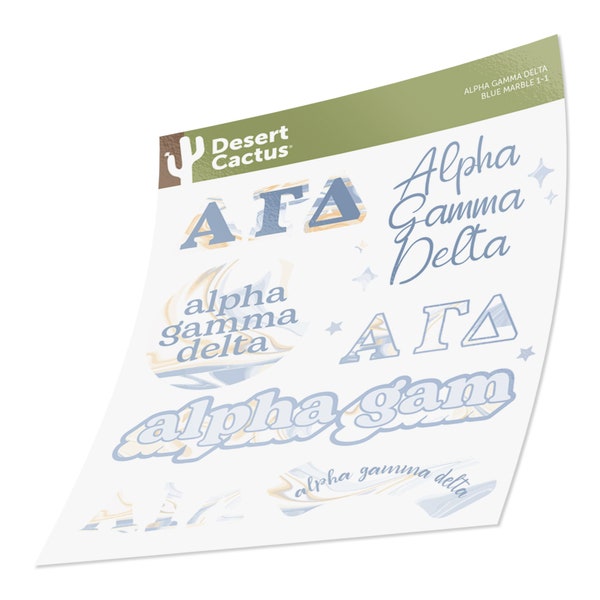 Alpha Gamma Delta Stickers - Etsy