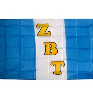 Zeta Beta Tau Fraternity Flag 3' X 5' ZBT - Etsy