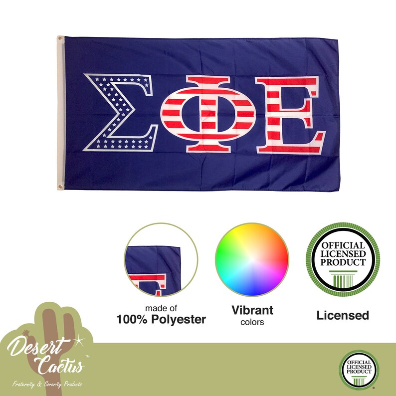 Sigma Phi Epsilon Sigep USA Letter Fraternity Flag 3' X - Etsy