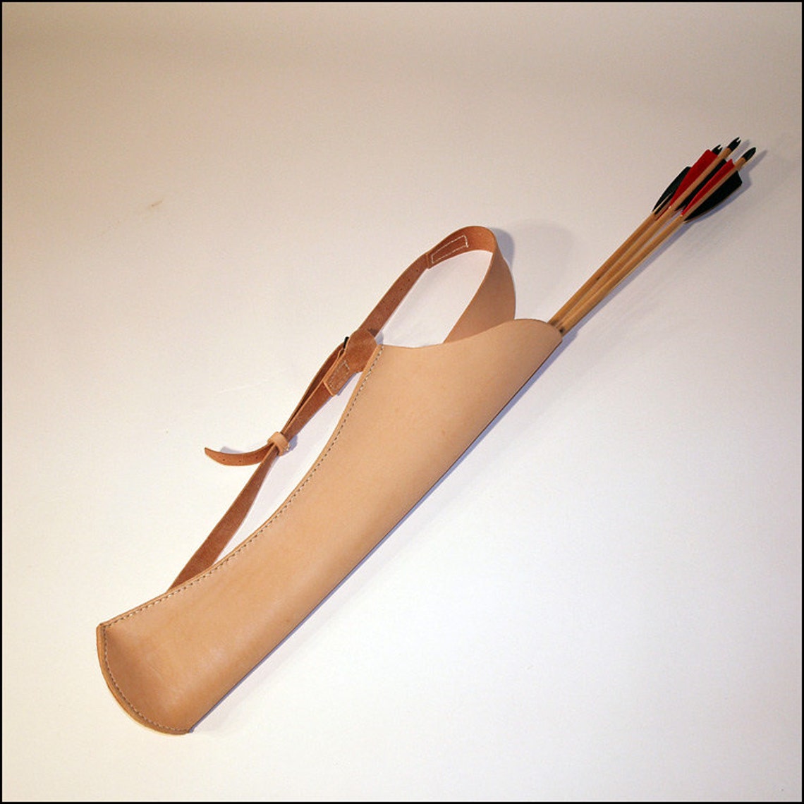 Back Leather Quiver Left Handed/ Right Handed - Etsy
