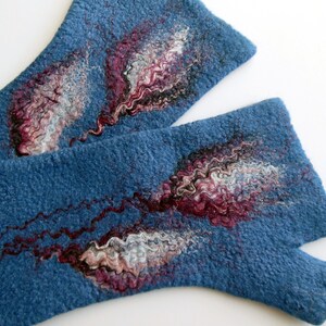 Wool Mittens for Woman, Fingerless Mittens, Fingerless Gloves,felted ...