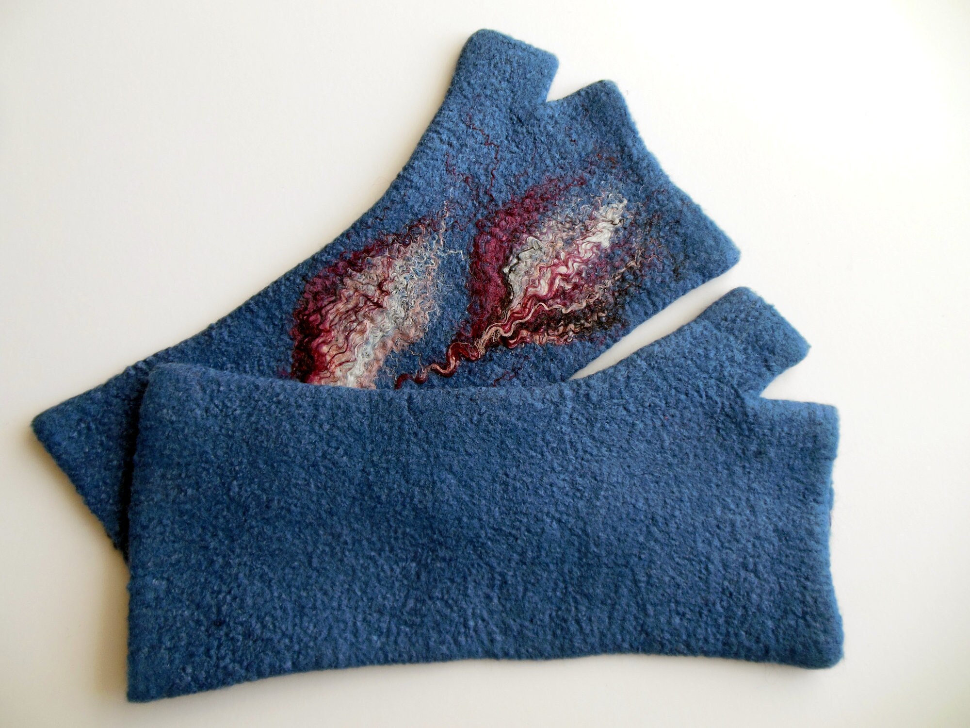 Wool Mittens for Woman, Fingerless Mittens, Fingerless Gloves,felted ...