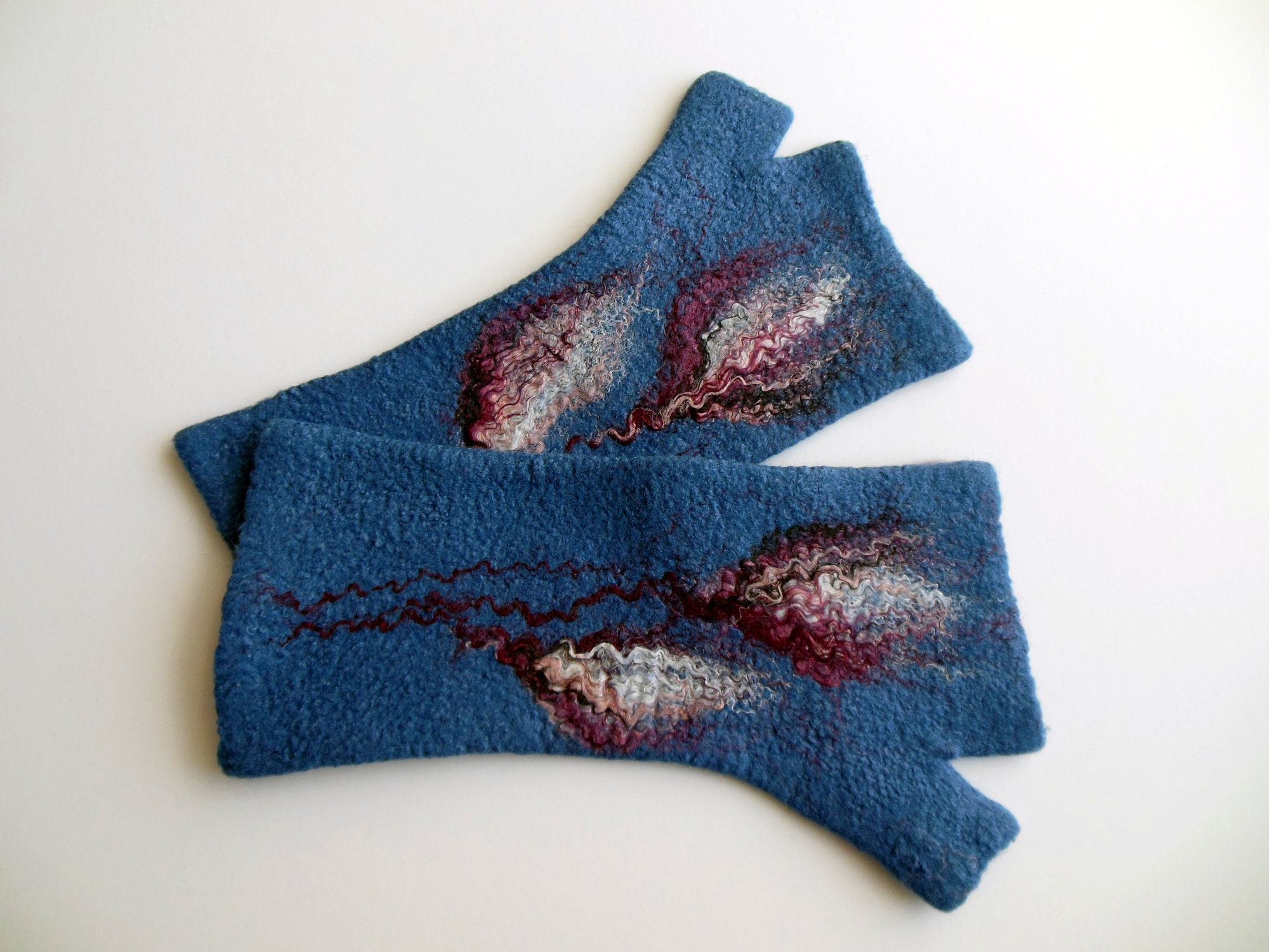 Wool Mittens for Woman, Fingerless Mittens, Fingerless Gloves,felted ...