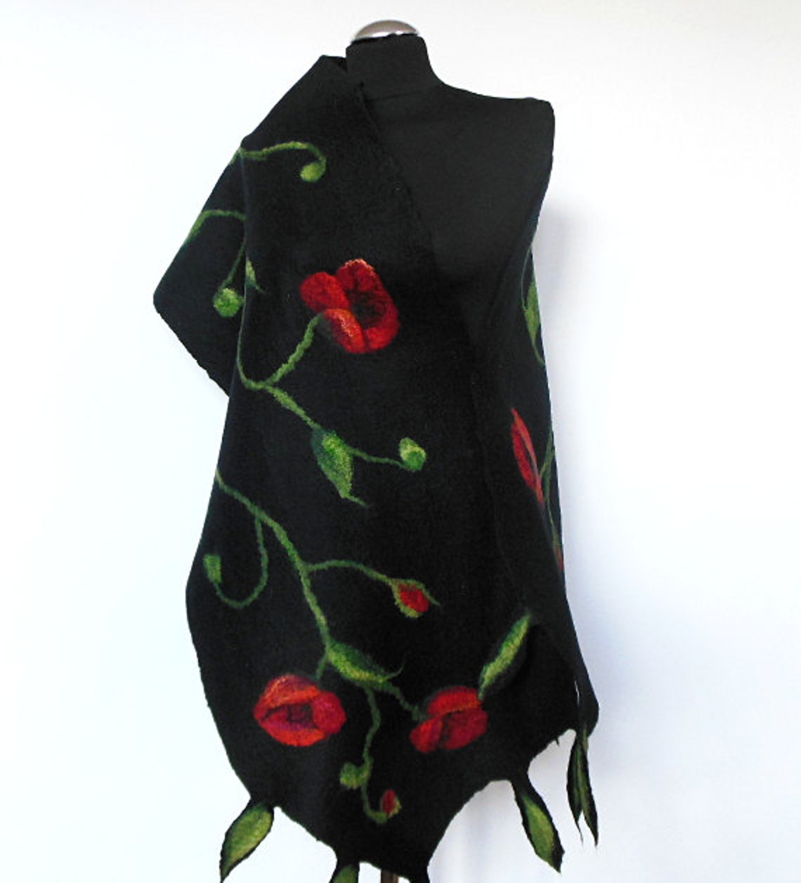 Felted Scarf hand Felted Scarf Wool Scarf Merino Wool - Etsy