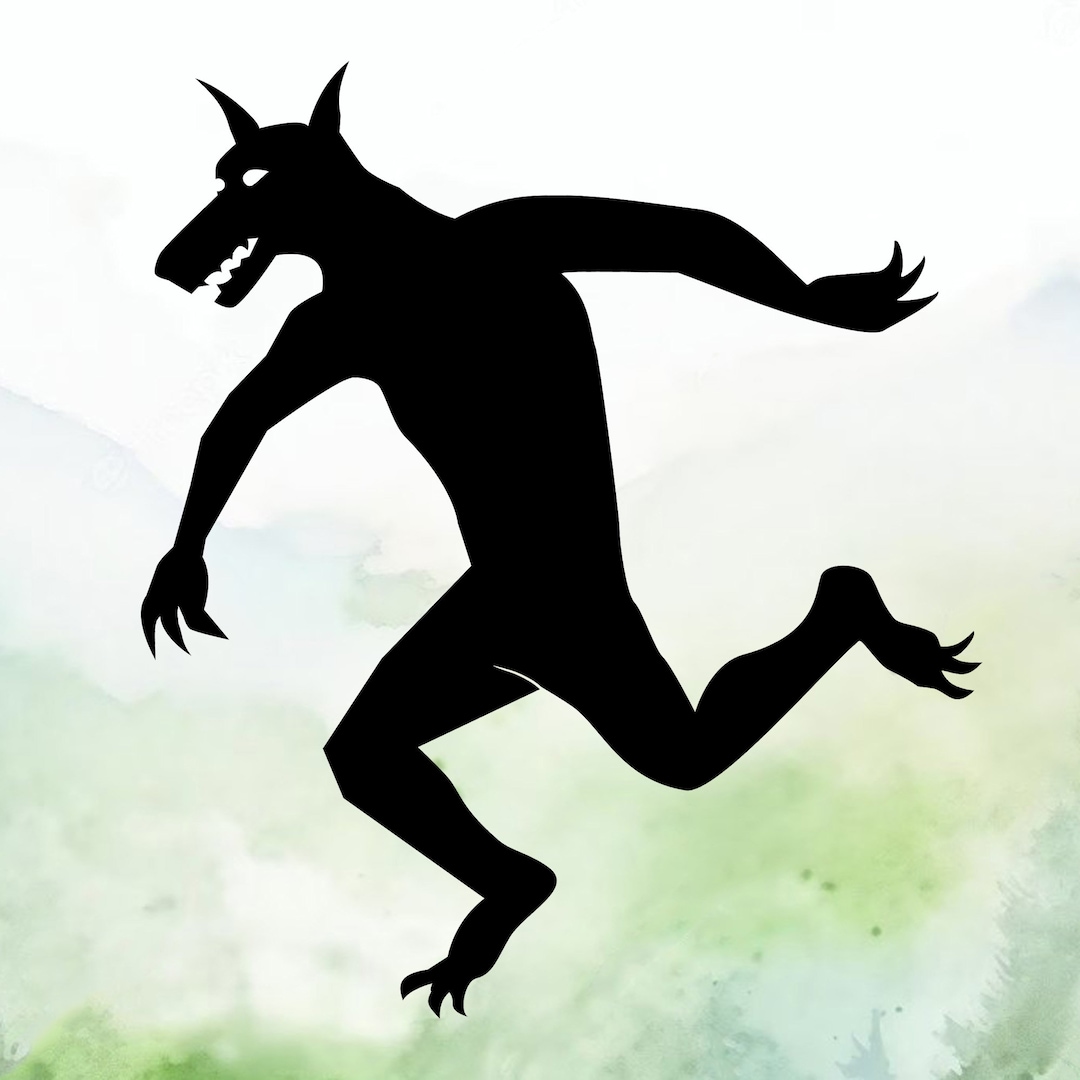 Dogman Vinyl Decal | Cryptid | Car Decal | Window Decal | Laptops ...