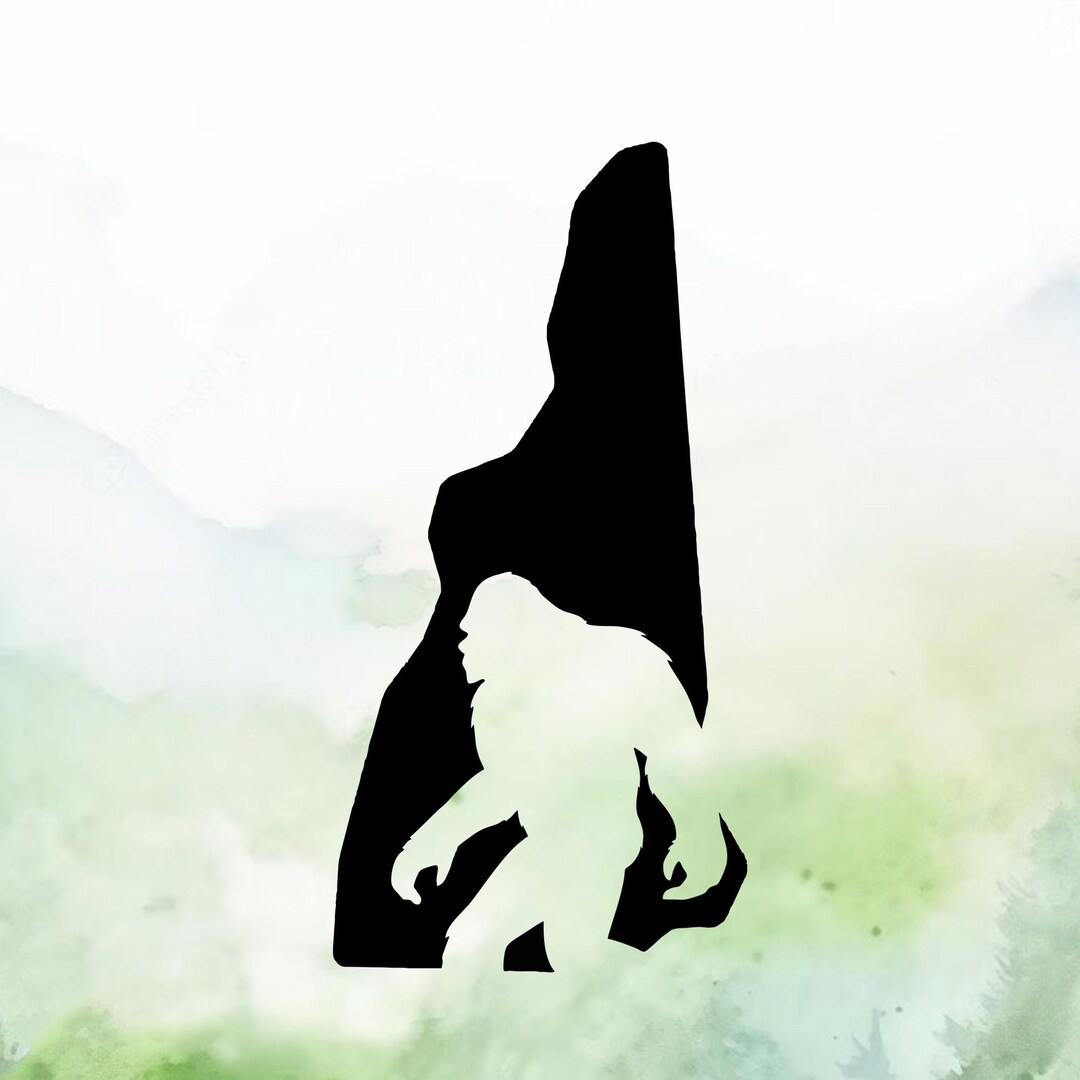 Bigfoot New Jersey Vinyl Decal | Sasquatch New Jersey Vinyl Decal | Car ...