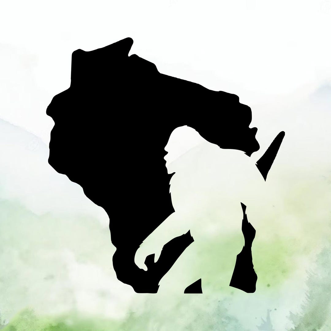 Bigfoot Wisconsin Vinyl Decal | Sasquatch Wisconsin Vinyl Decal | Car ...