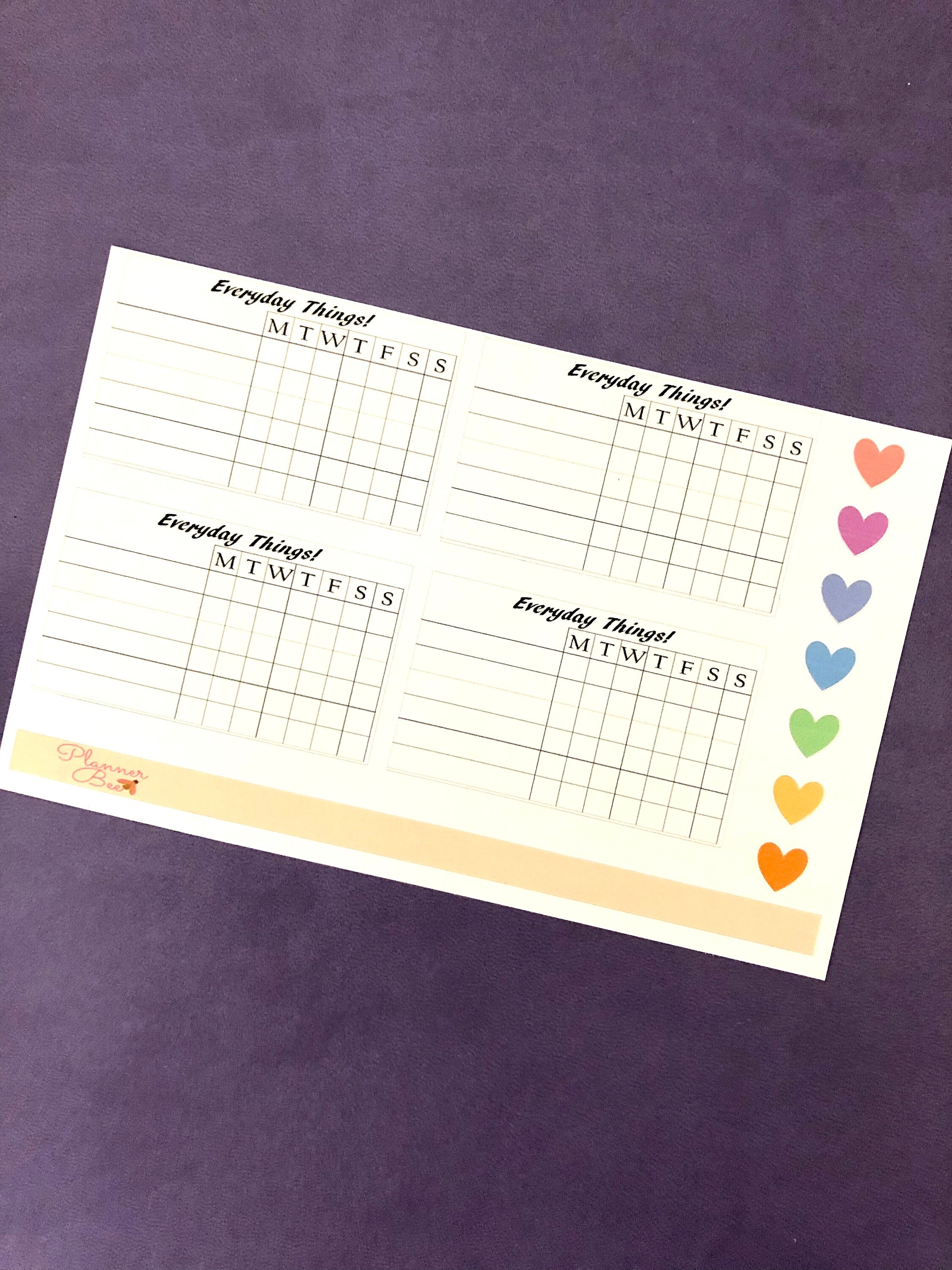 Planner Stickers Habit Tracker - Etsy