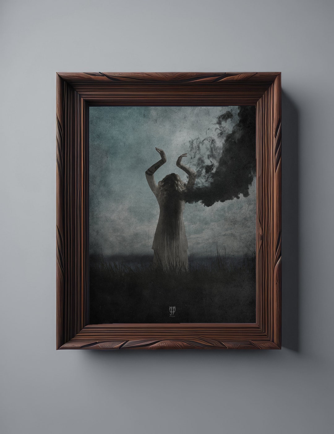 Summoning: Witchy Gothic Wall Art Prints, Creepy Weird Moody Extra ...