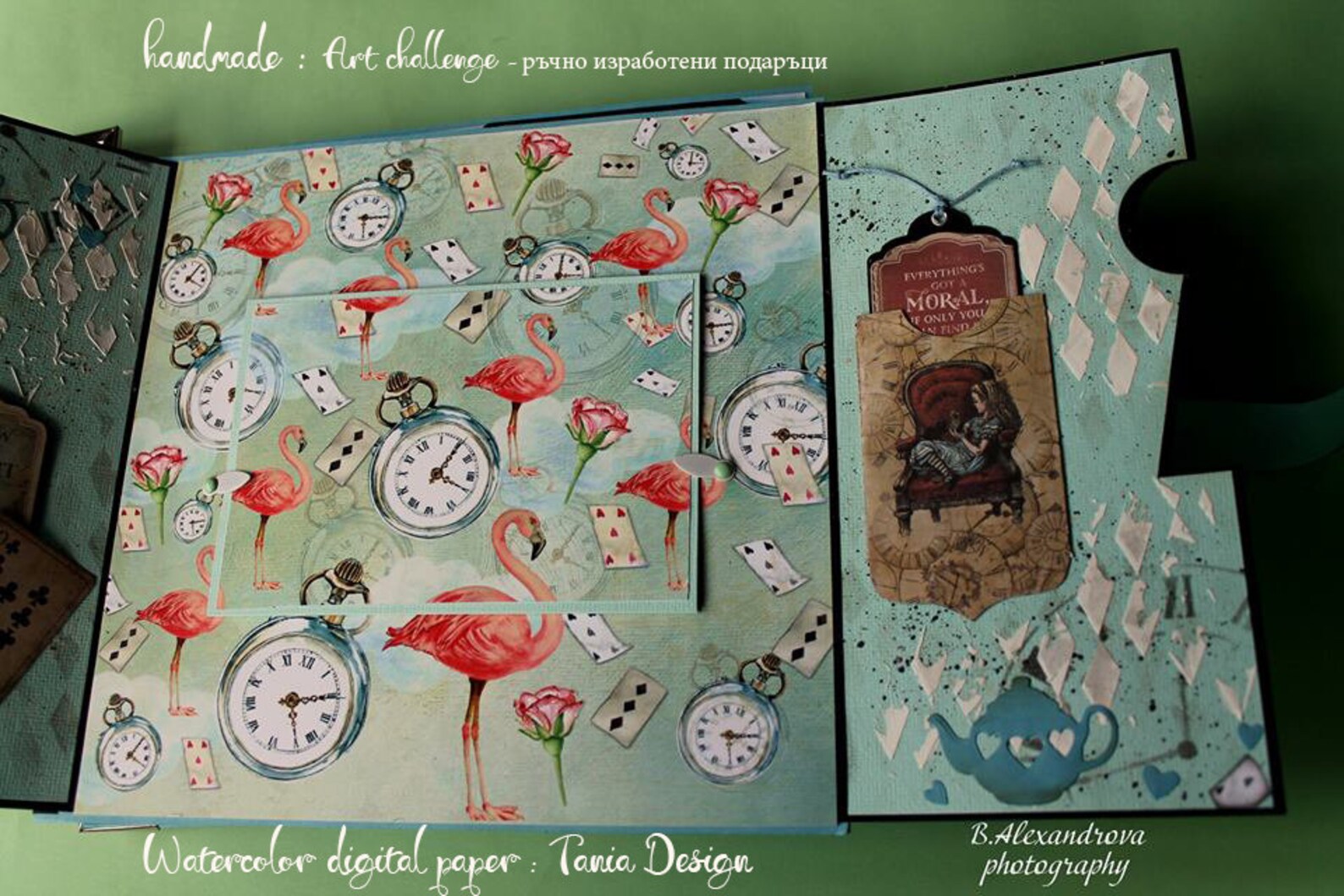 Alice in Wonderland Paper Pack Alice Digital Paper Pack | Etsy UK