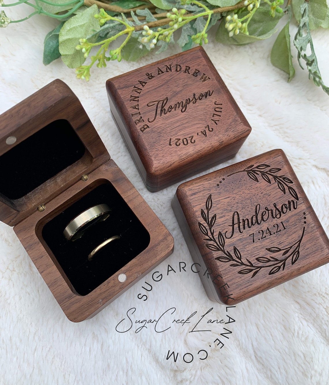 Custom Engraved Wedding Ring Box Ring Bearer Box Wedding | Etsy Custom Engraved Wedding Ring Box Ring Bearer Box Wedding | Etsy