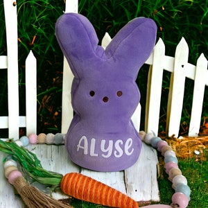 Deluxe Personalized Bunnies for Easter, Custom Peeps Toys, Easter Toys ...