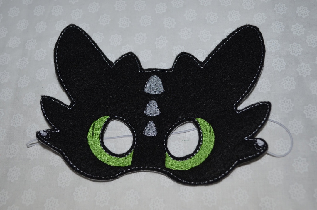 Toothless ADULT Inspired Felt Mask - Etsy