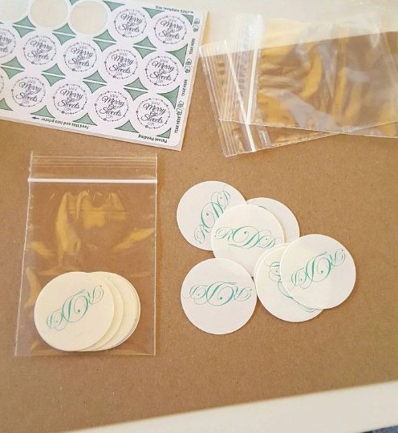 1 Dozen 2 Sugar Print Stickers | Etsy