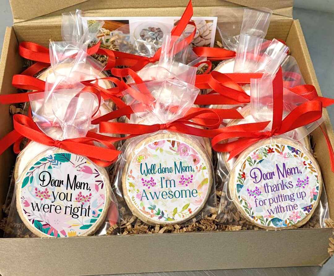 Mother's Day Cookie Gift Set Funny Sayings for Mom Cookie Delivery Gift ...
