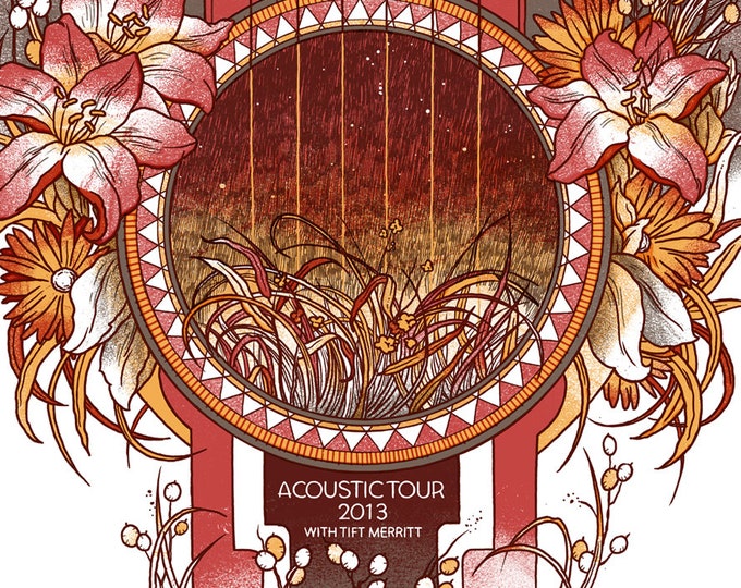 Josh Ritter Acoustic Tour Poster - Etsy