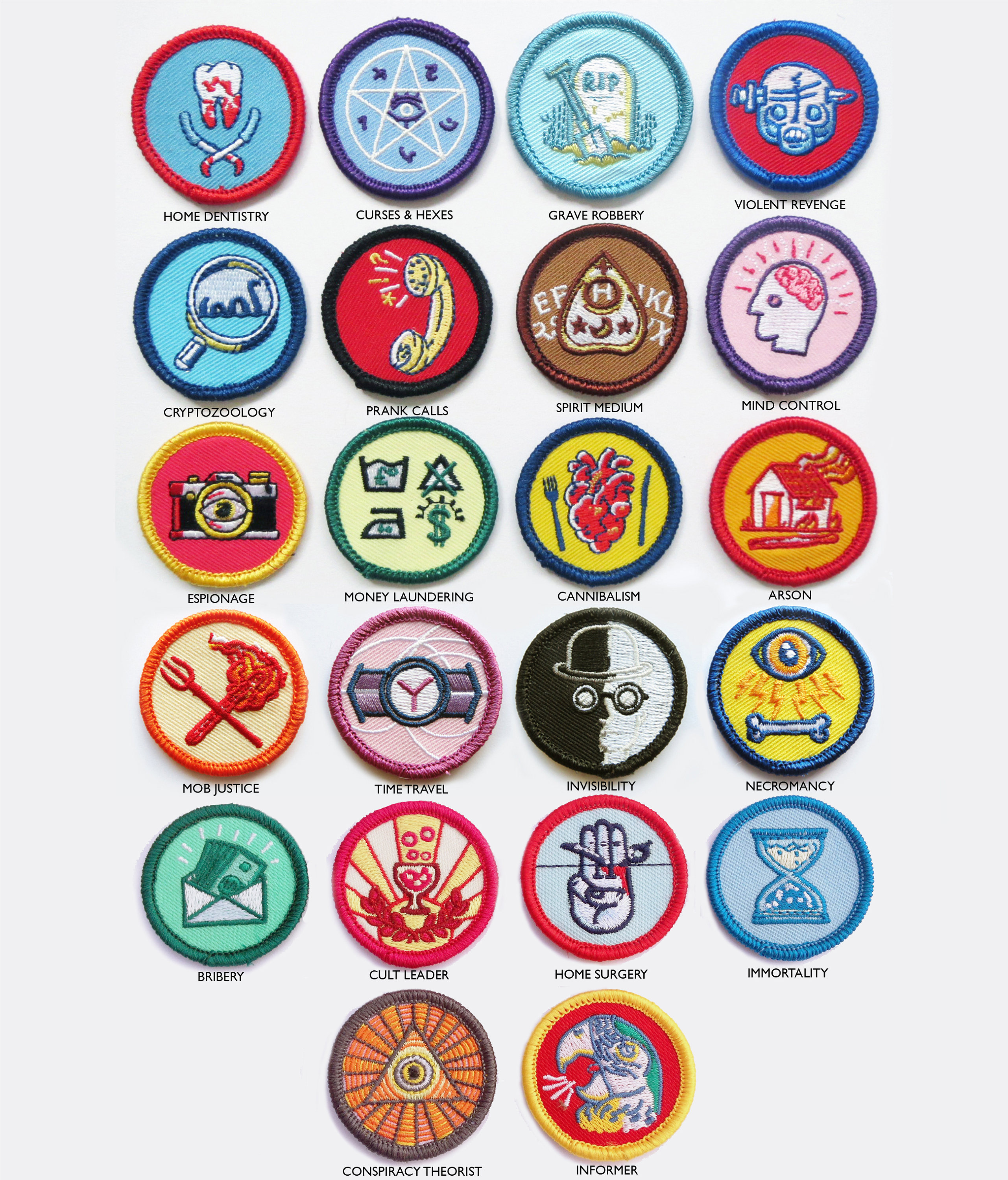 Alternative Scouting for Girls and Boys Merit Badges SINGLE | Etsy