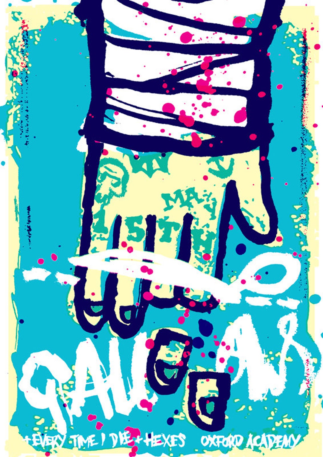 Gallows Poster Oxford 2009 - Etsy