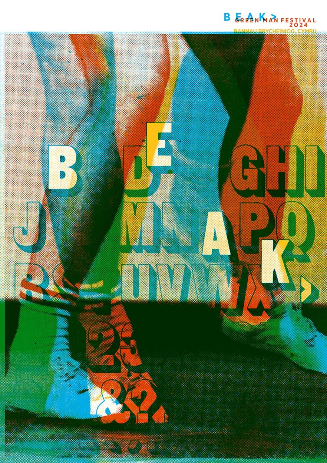 Beak> - Official Poster, Green Man Festival 2024 - Etsy