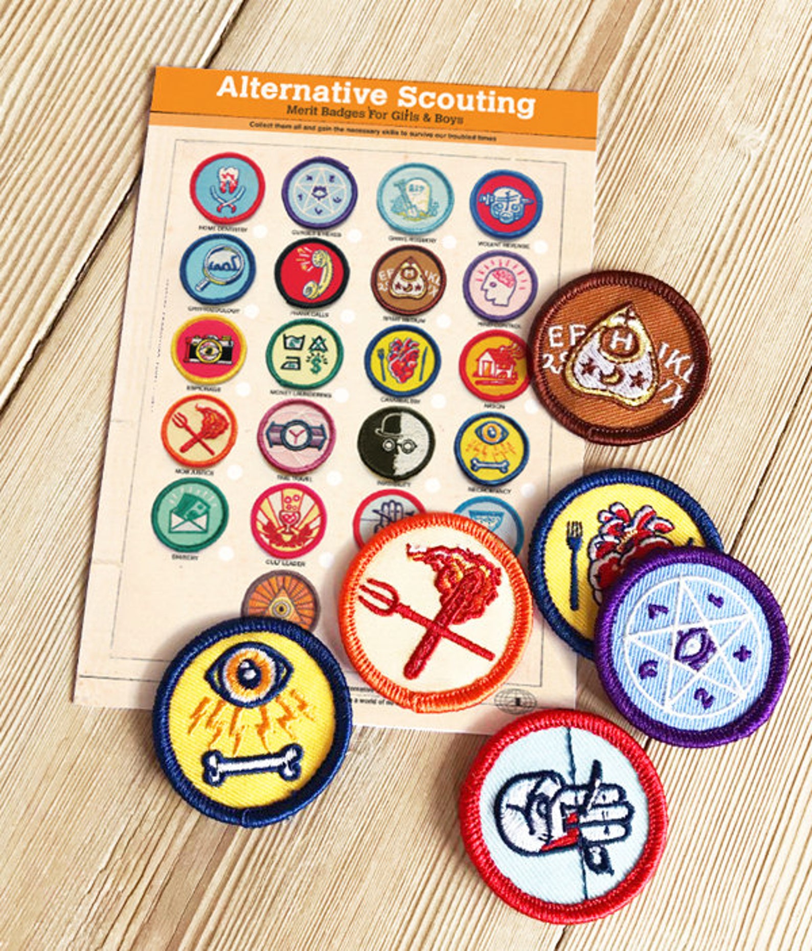 Alternative Scouting for Girls and Boys Merit Badges - FULL SET OF 24 ...