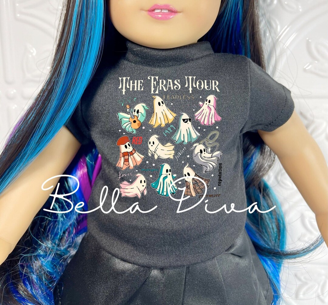 18 Girl Doll SWIFTY GHOSTS Custom Shirts create Your Own Halloween Tee ...