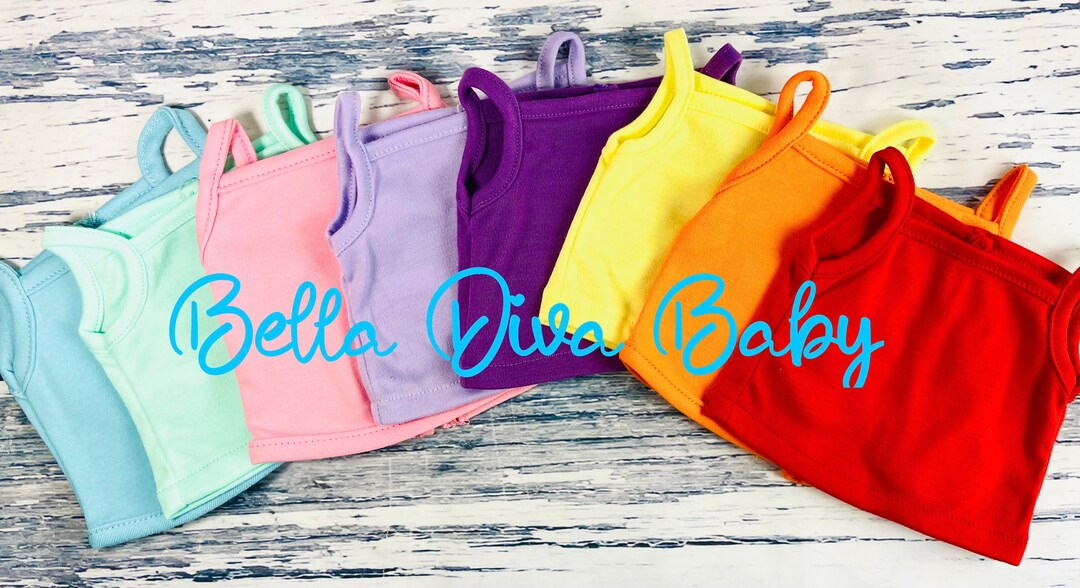 CUSTOM DESIGN 18 Inch Girl Doll Tank Top, Personalized Name Doll Top - Etsy