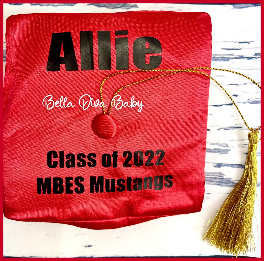 18 Girl Doll GRADUATION Red GOWN, CAP and Diploma Designed to Fit 18 ...