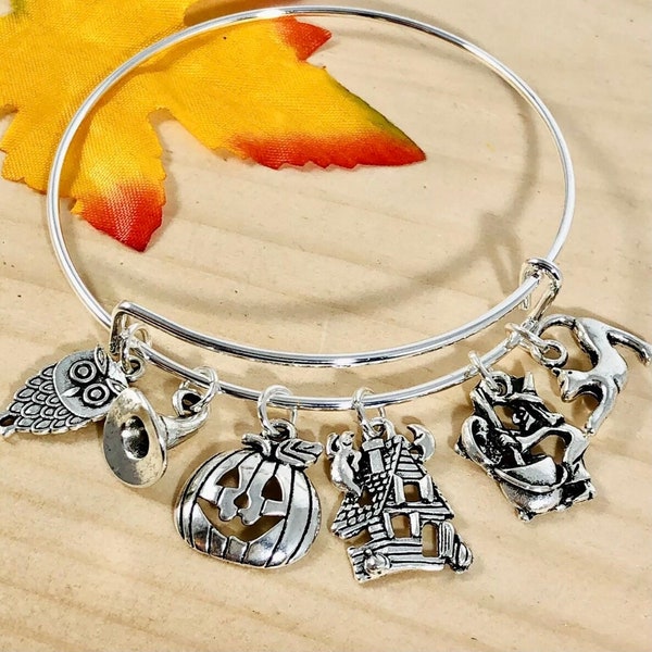 Witch Charm Bracelet - Etsy