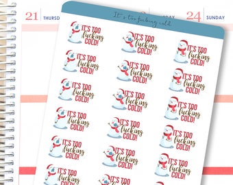 Winter stickers | Etsy