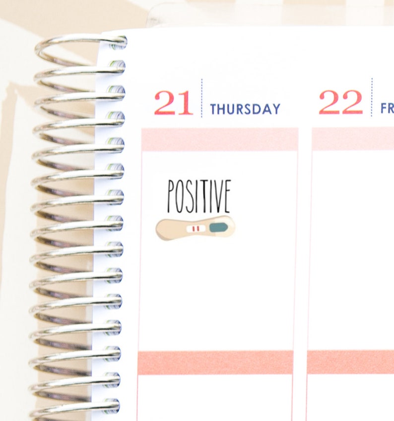 Pregnancy Tracking Sticker Set / Pregnancy Milestone Stickers ...