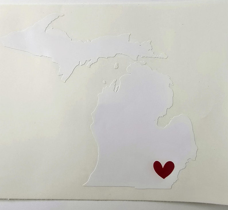 State of Michigan Decal - Etsy