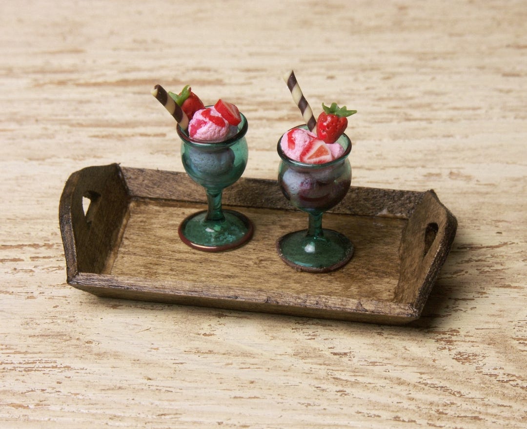 Miniature Wooden Tray for Your Dollhouse - Etsy