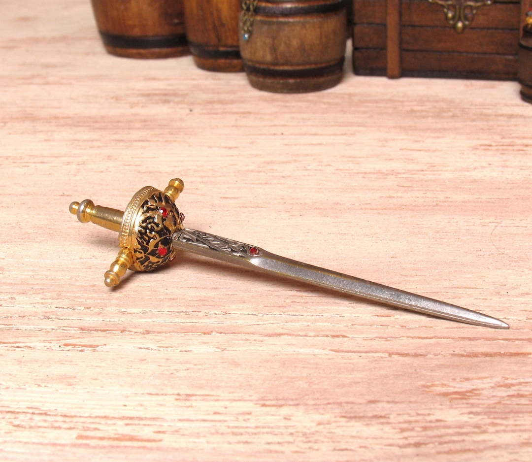 Miniature Sword for Your Dollhouse 18 - Etsy
