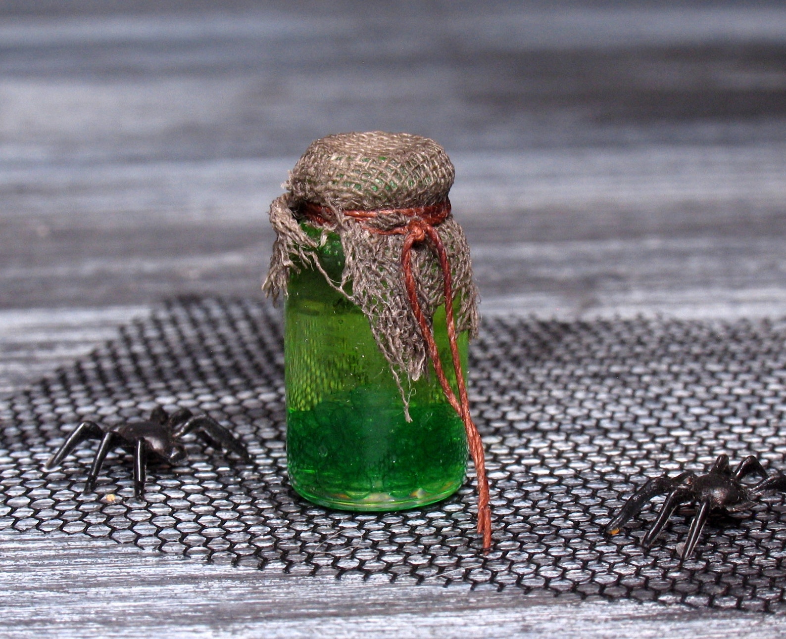 Spooky Miniature Glass Container With Interior for Halloween - Etsy
